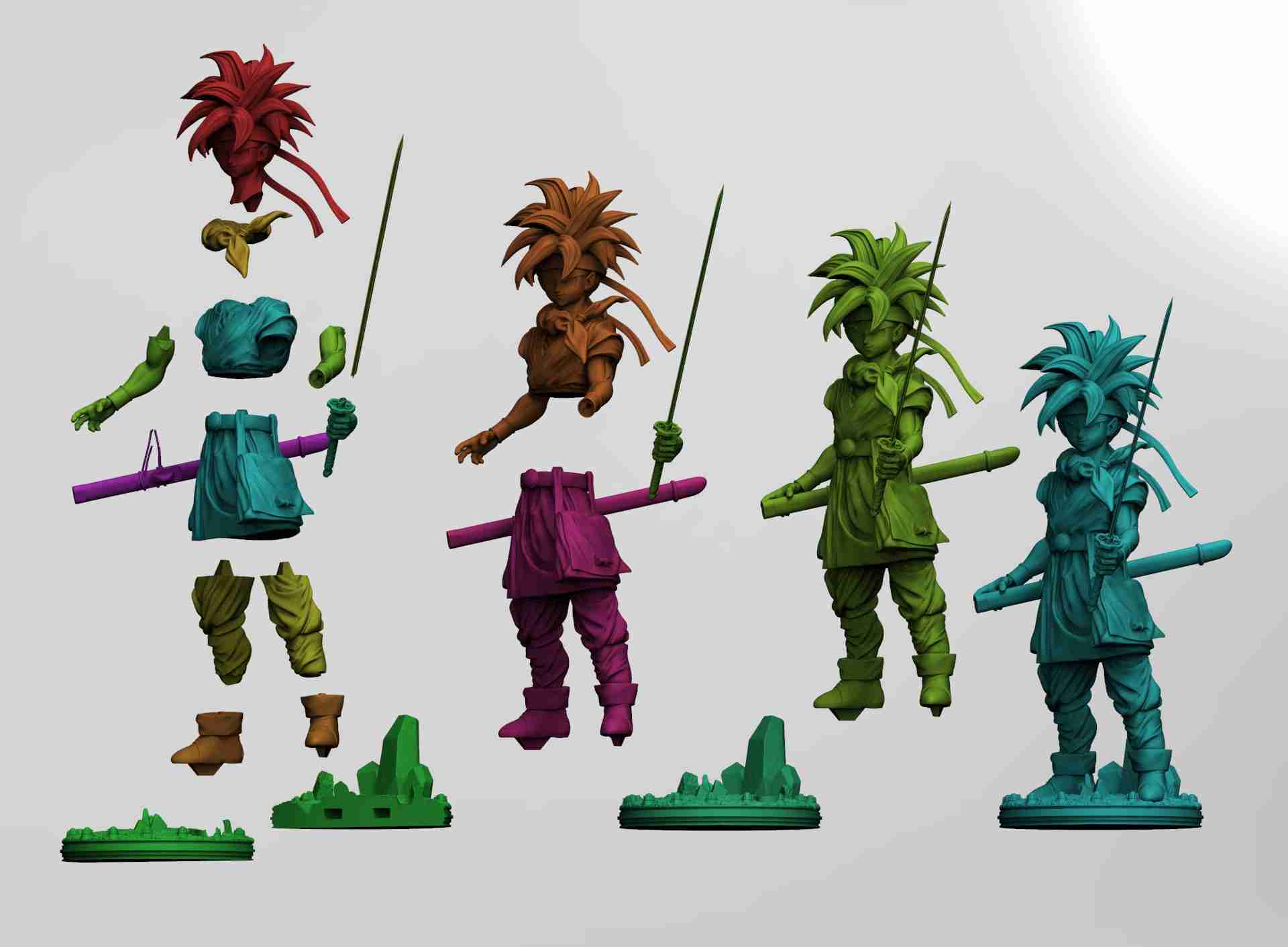 Crono - Chrono Trigger | 3D models download | Creality Cloud