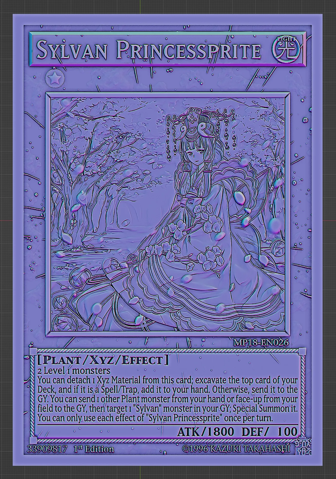 Other STL Download - Sylvan Princessprite - yu-gi-oh!by Wsonuchiha3D