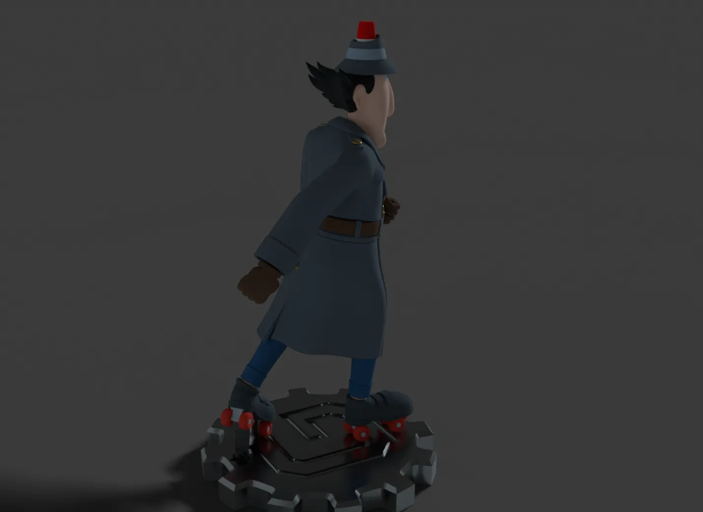 Characters & Creatures STL Download - Inspector Gadgetby 3dmpro