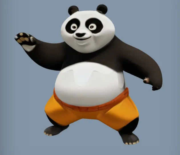 Characters & Creatures STL Download - Kung Fu Pandaby Movie prints