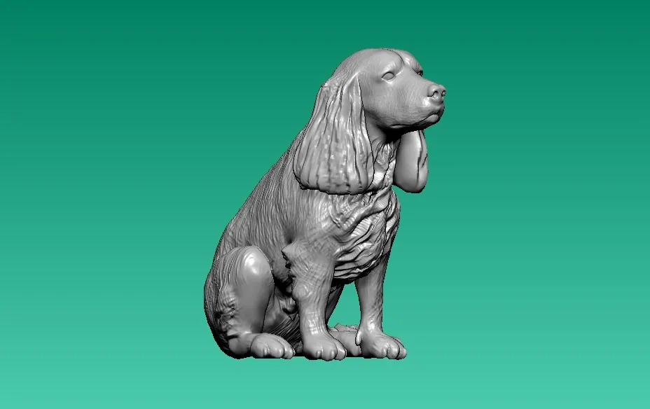 Characters & Creatures STL Download - Dash - cocker - spaniel model ...