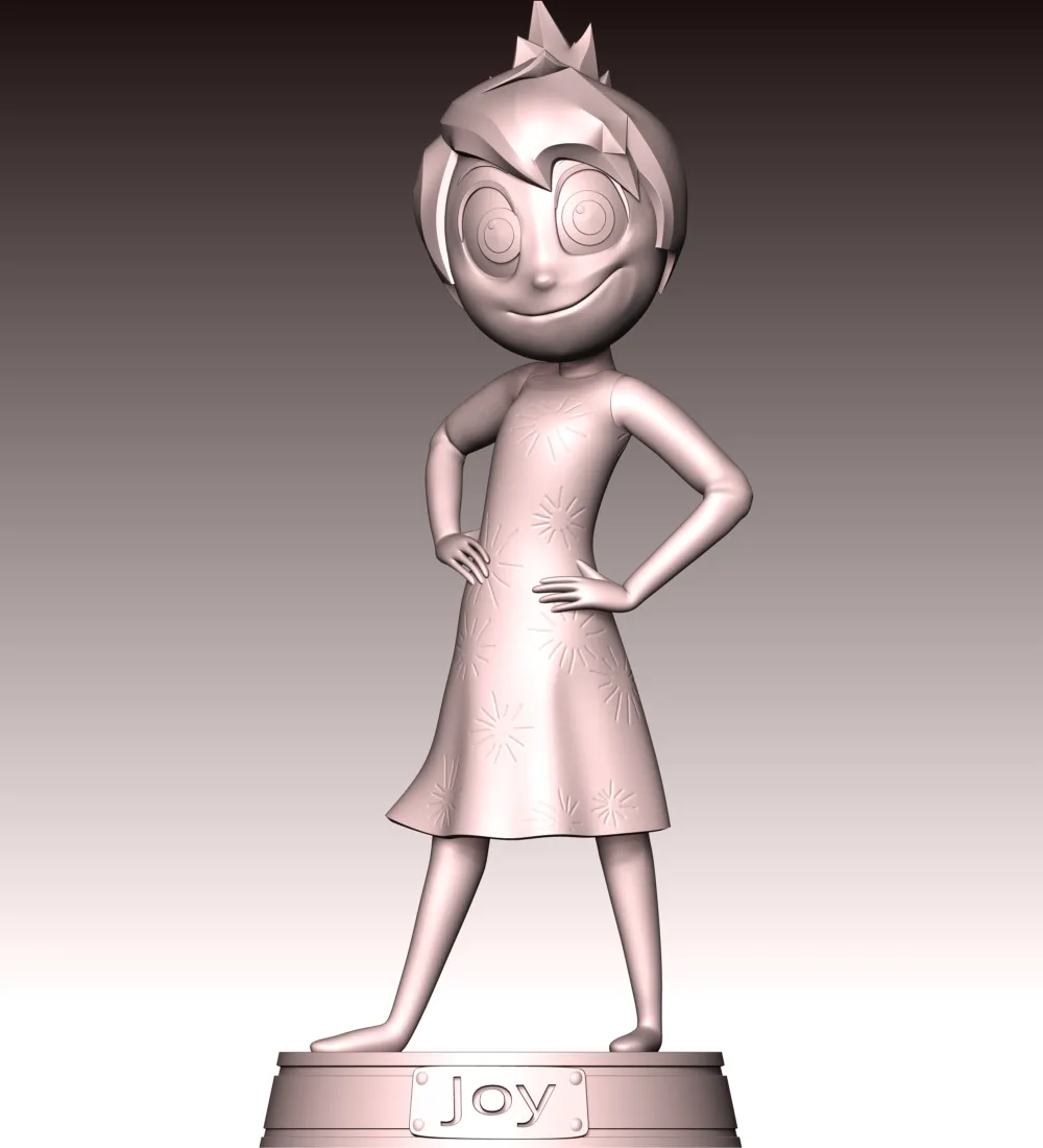 Characters & Creatures STL Download - Joy - Inside Outby LoveModels