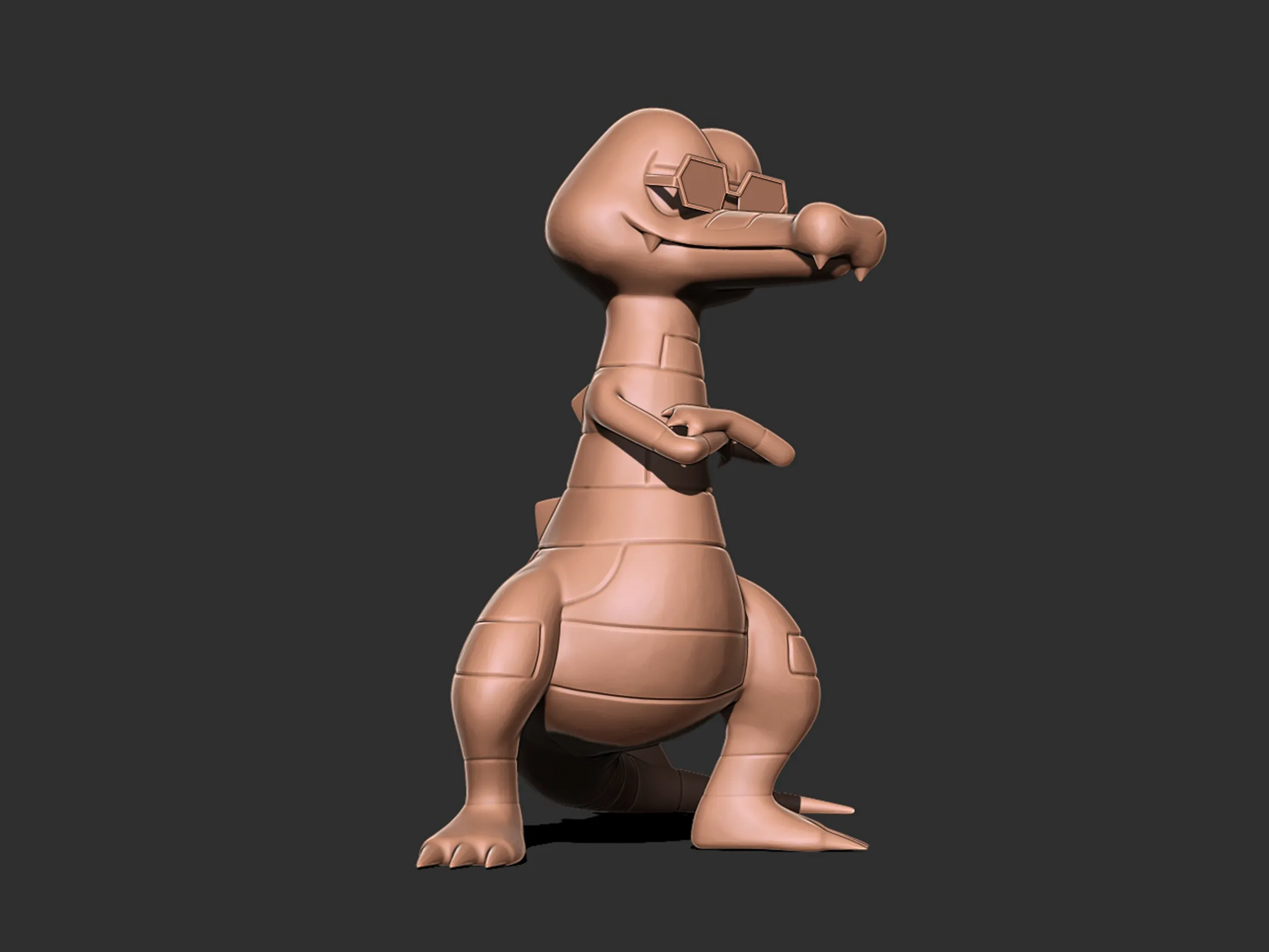 Characters & Creatures STL Download - Krokorok Pokemon 3d print modelby Hanma3D