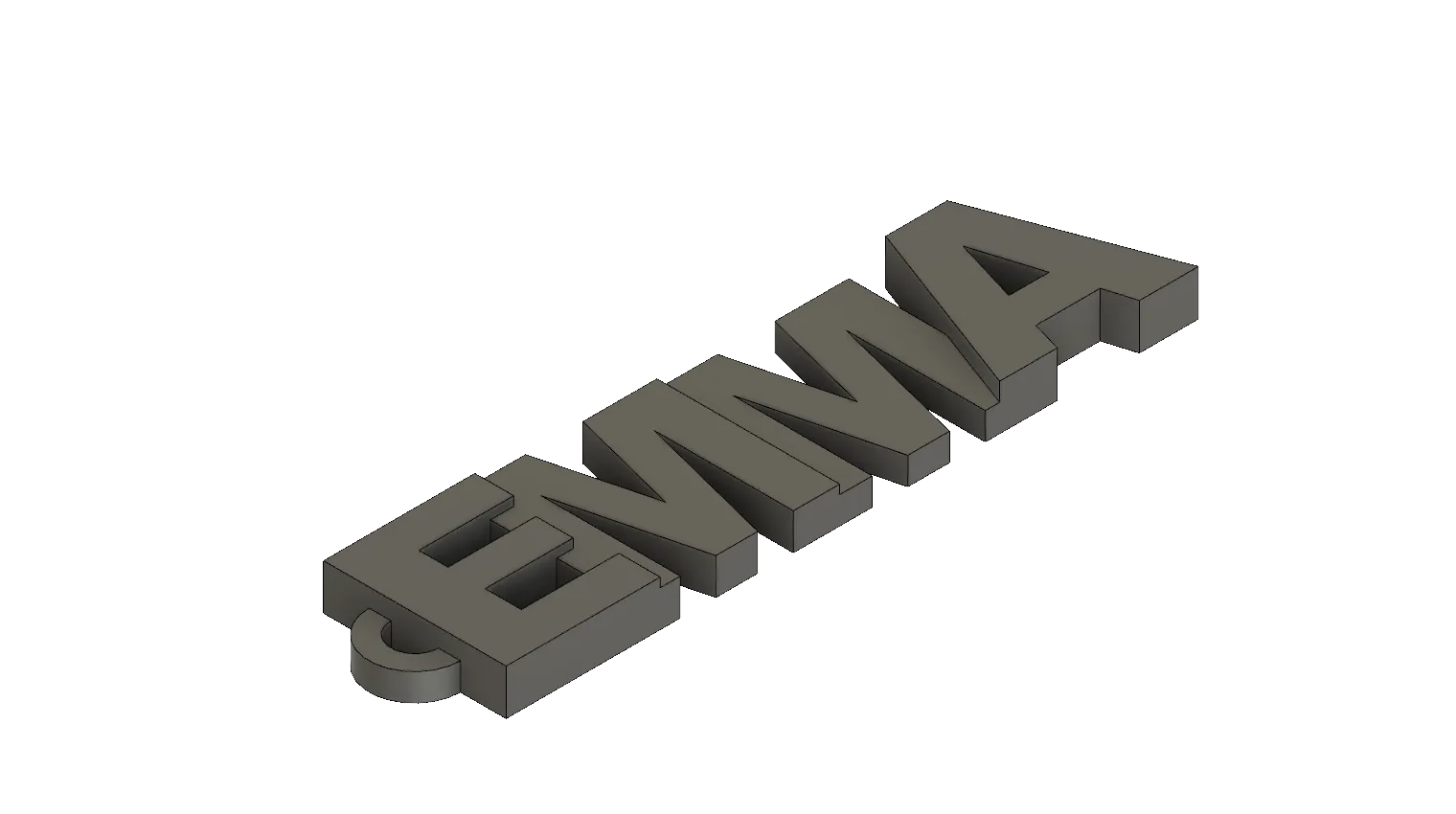 Jewelry & Accessories STL Download - Emma keychainby kemot33