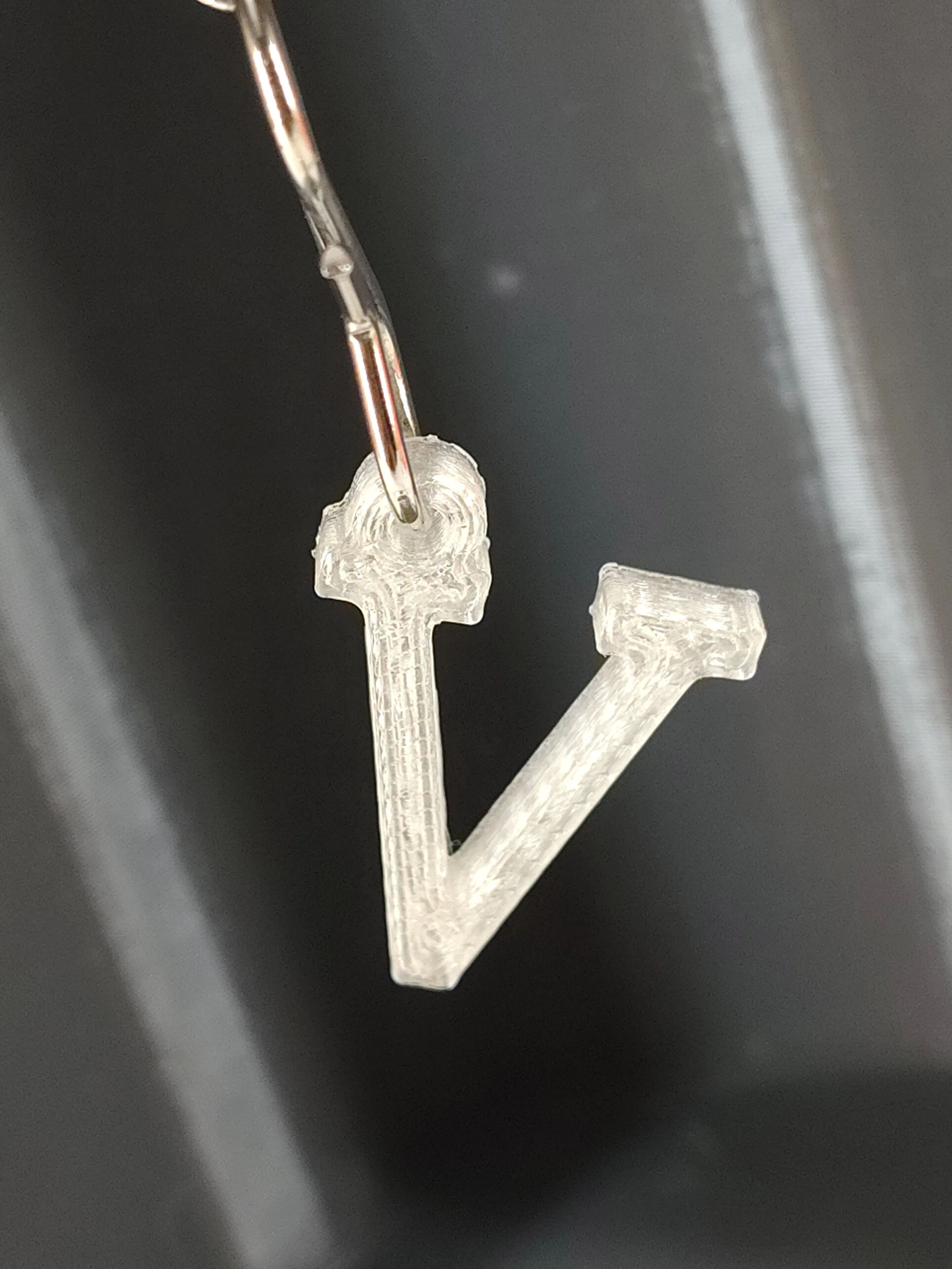 3D Printer Files | 3MF File | V keychain | Creality Cloud