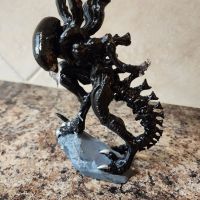 Great Xenomorph model printed in grey PLA Printer - Bambu Lab P1S HAnd ...