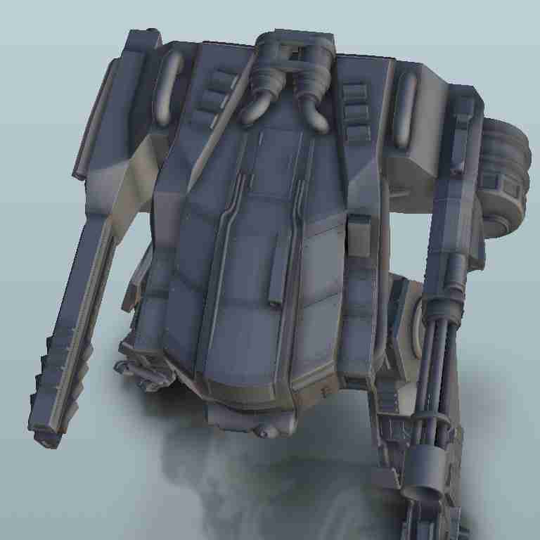 Robot Bot 3000 - sci-fi science fiction future 40k scenery | 3D models ...