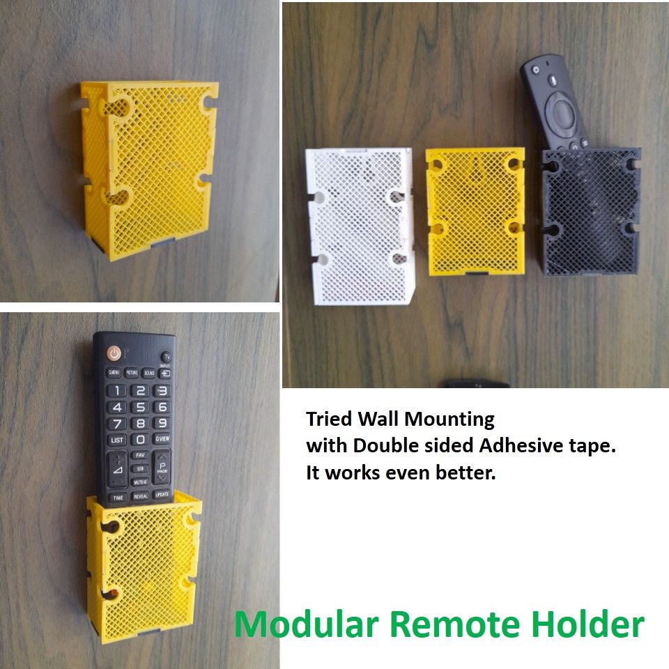 Modular Remote Holder | 3D models download | Creality Cloud