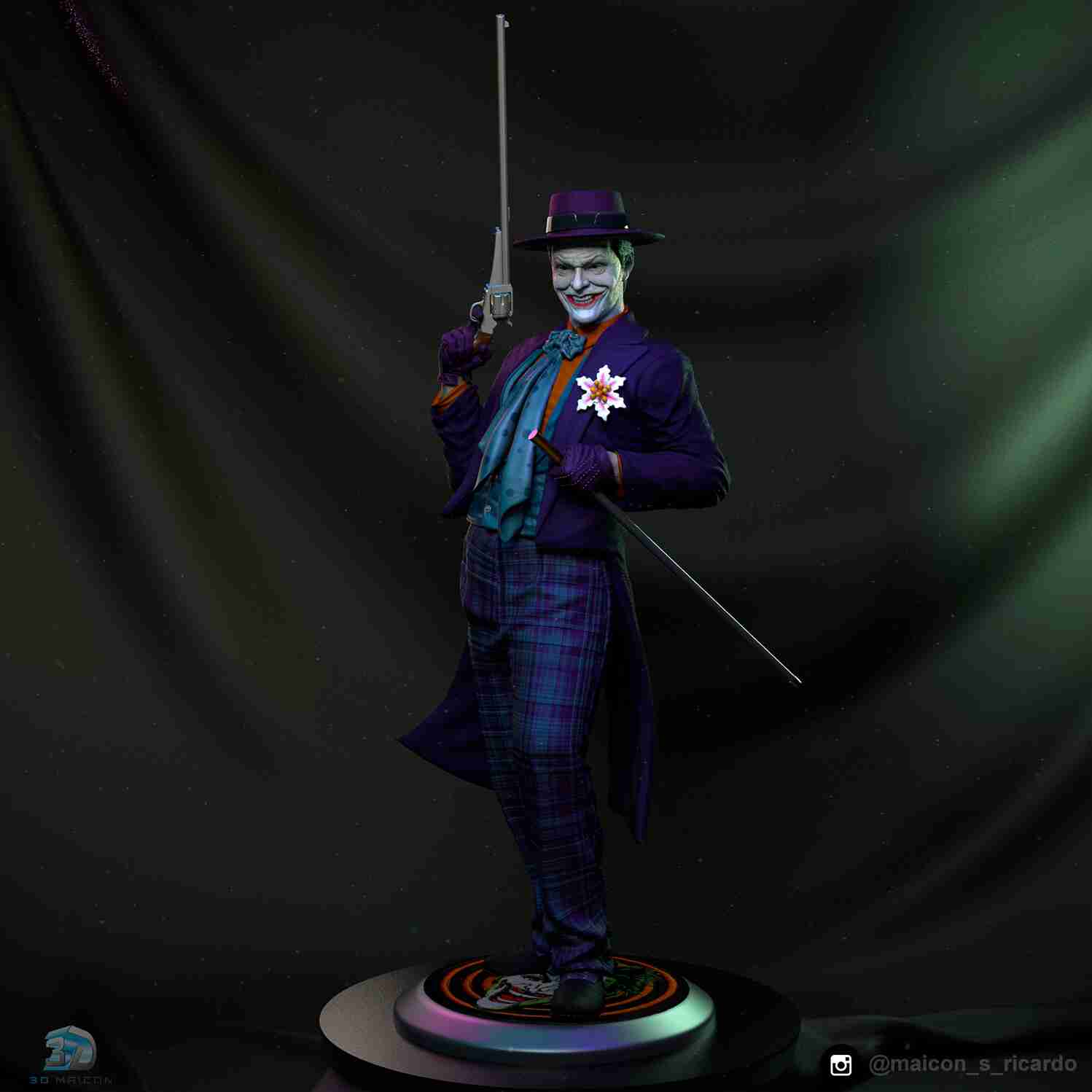 Joker_ Jack Nicholson- Statue | 3D models download | Creality Cloud