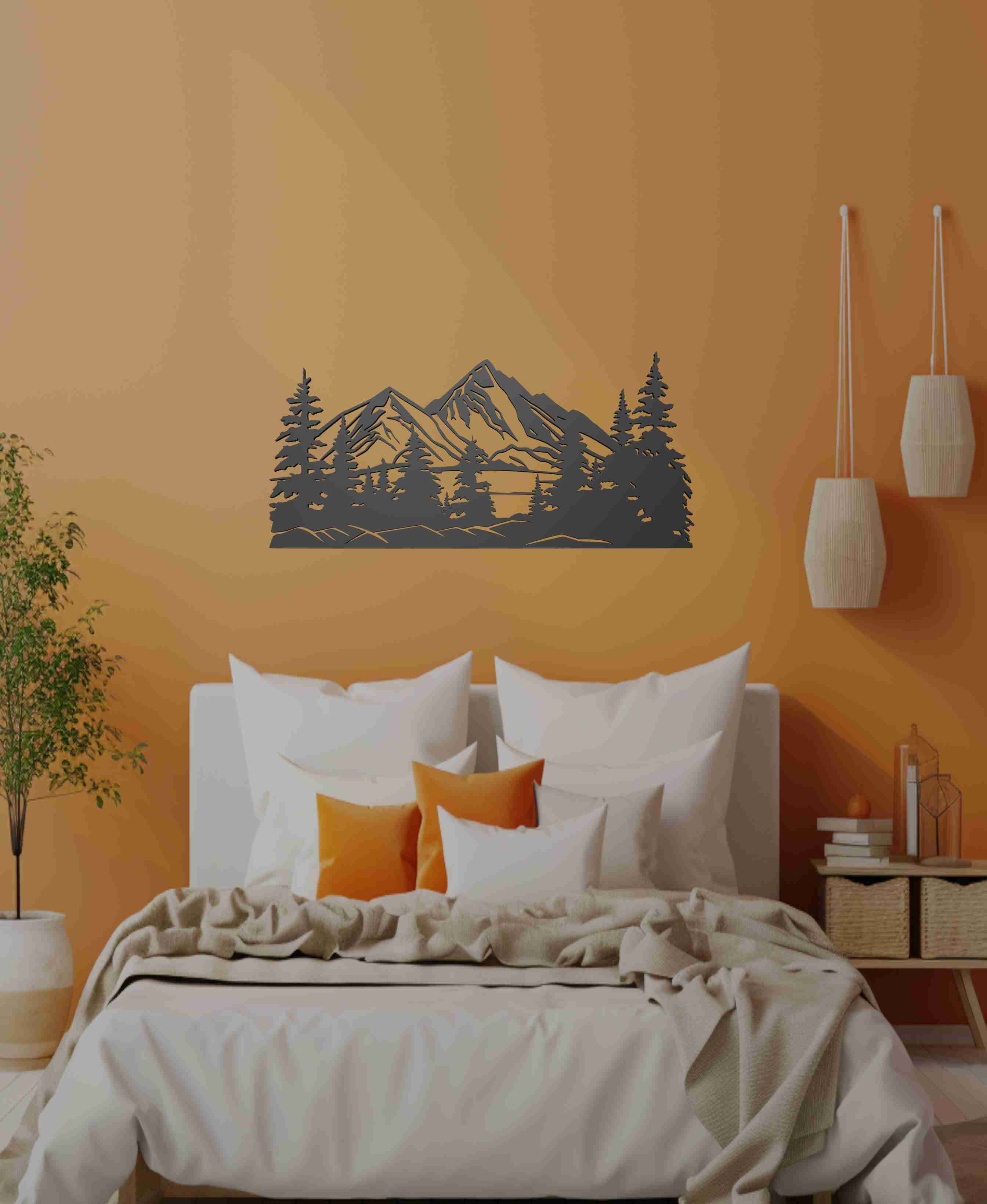 Mountain Landscape Wall Art | 3D models download | Creality Cloud