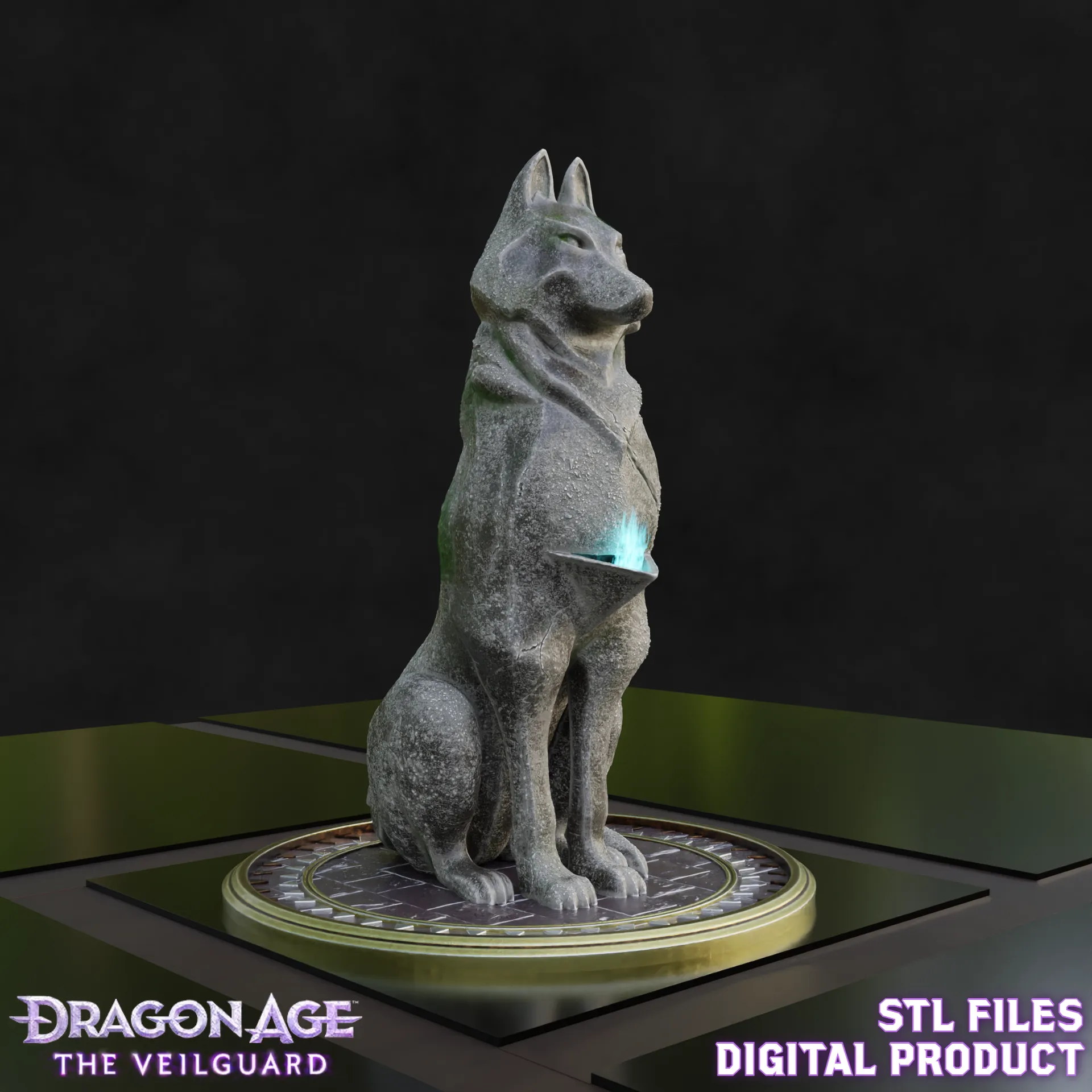 Characters & Creatures STL Download - Statue of Fen'Harel, the Dread ...