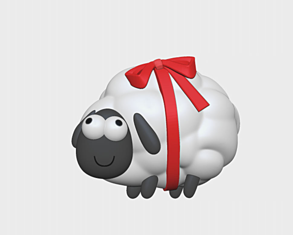 Gift Sheep | 3D models download | Creality Cloud