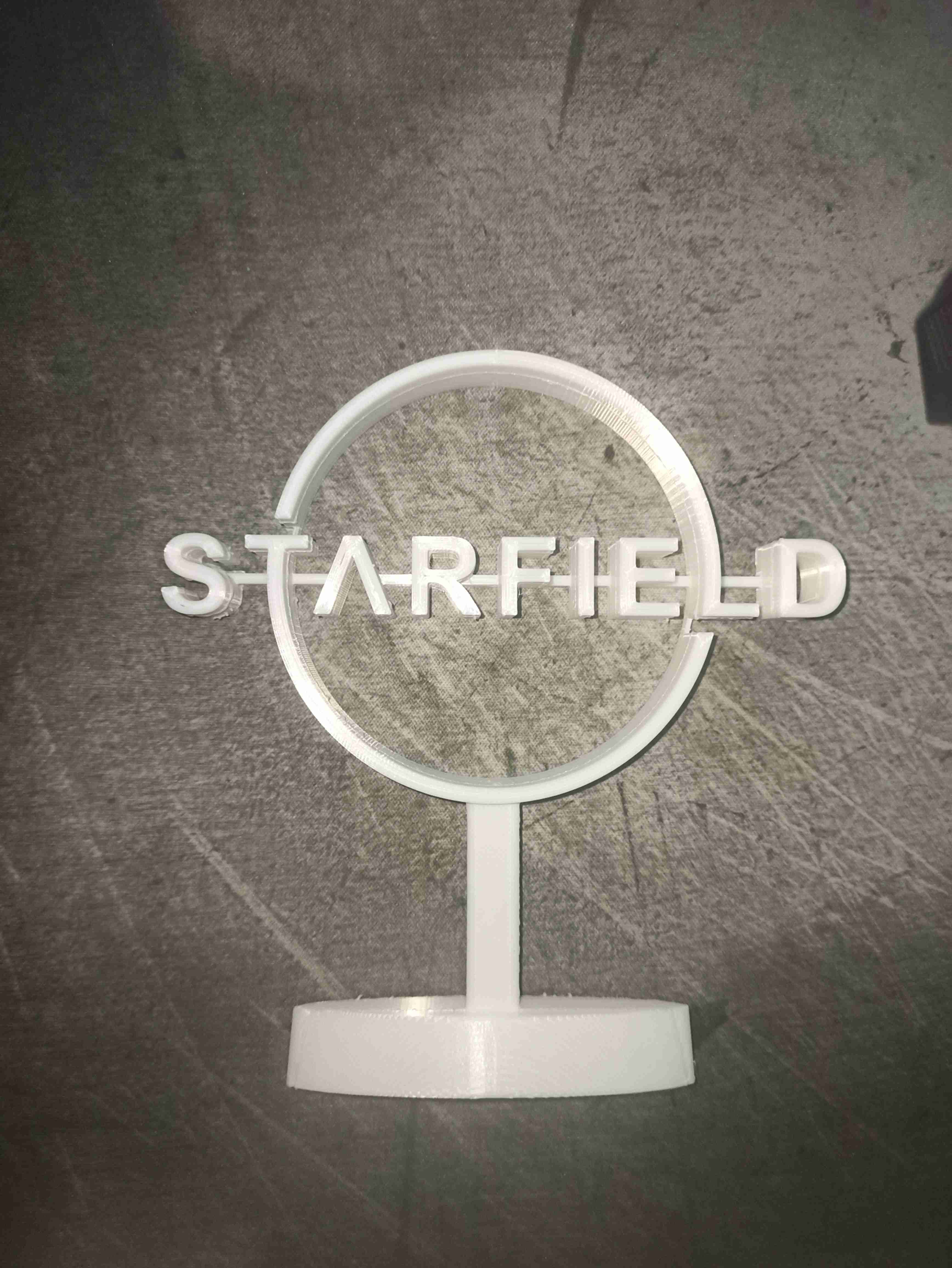 STARFIELD Logo (With base and without base) | 3D models download ...
