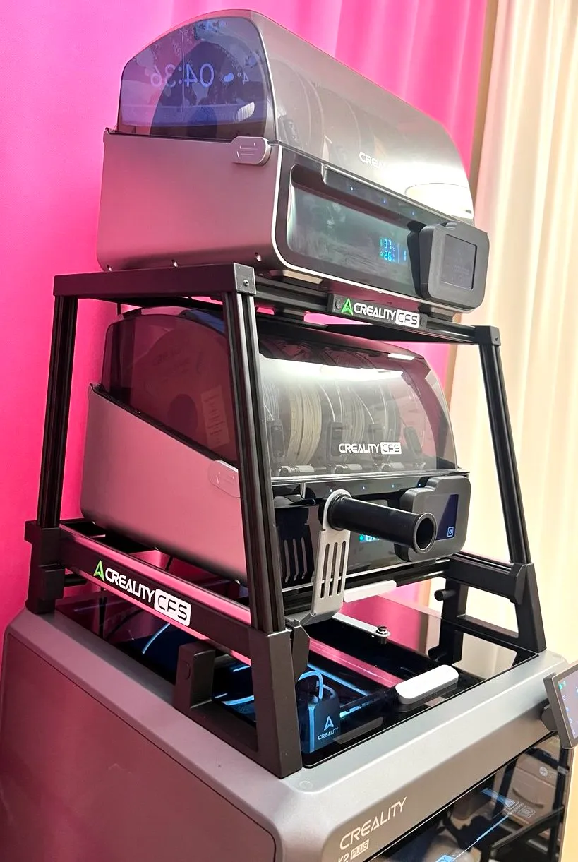 3D Printer Files | 3MF File | Dual CFS K2+ riser with a sliding rails ...