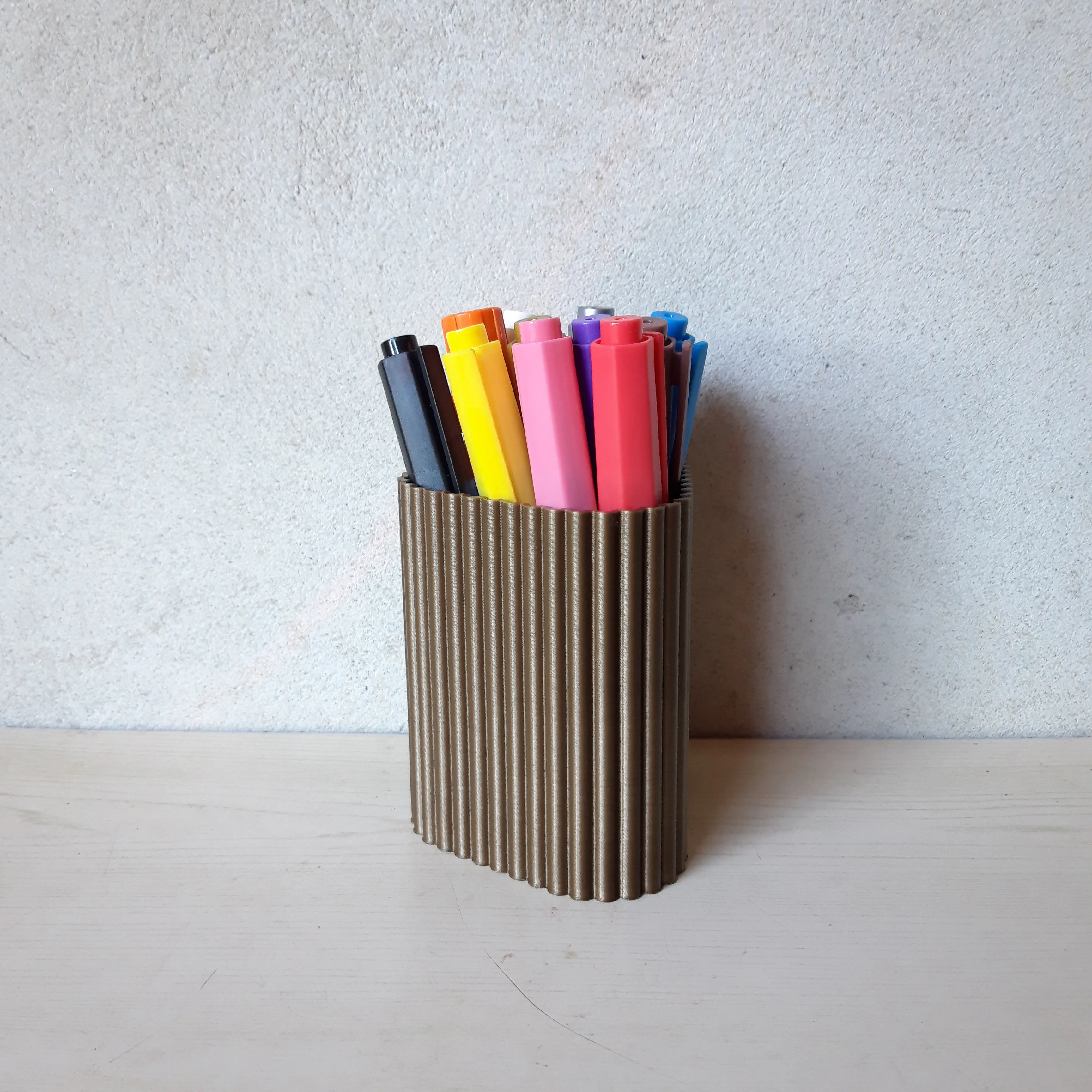 3D Printer Files | 3MF File | Striped pencil holder | Creality Cloud