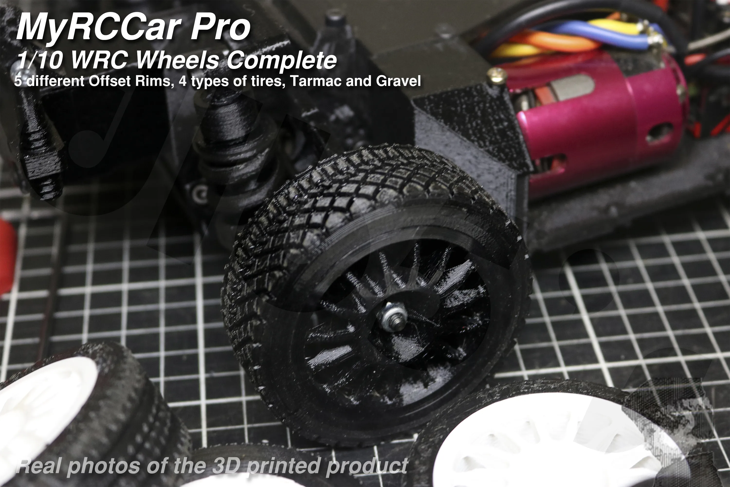 Electronics & RC (Remote Control) STL Download - MyRCCar WRC Wheels 1/ ...