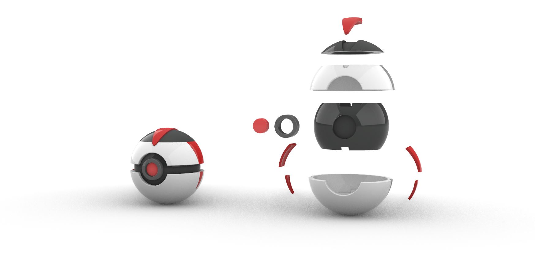 Pokeball Timer Ball | 3D models download | Creality Cloud