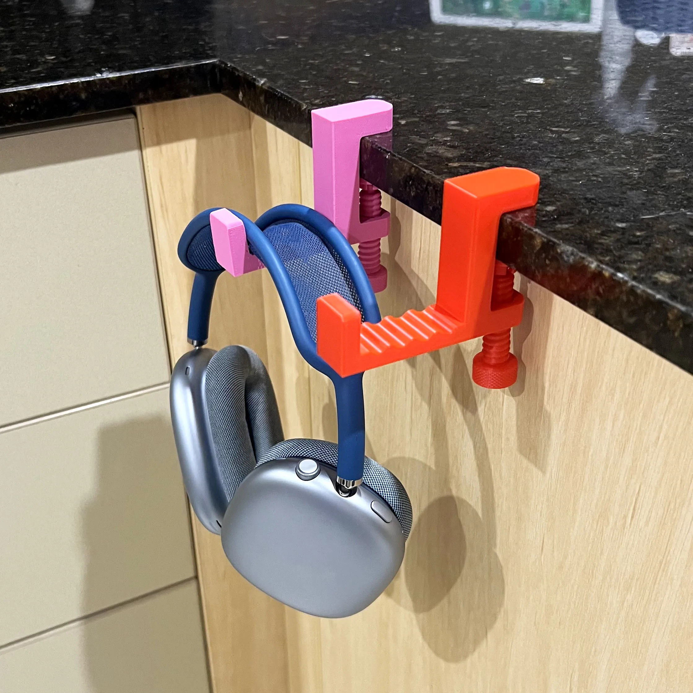 Tools & Spare Parts STL Descarga - Headphone clamp Desk Mount hook ...