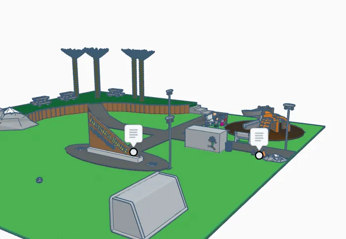 Free Props & Terrain STL Download - cool park w soccer I made in ...