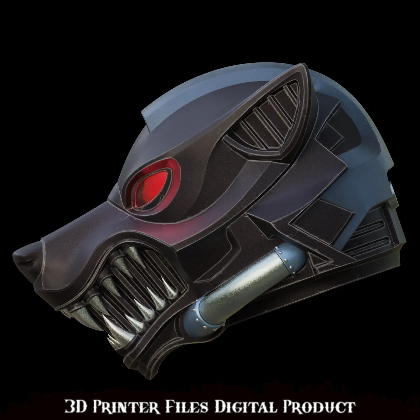 Cosplay STL Download - Si Fi Space Wolf Wearable Cosplay Helmetby ...