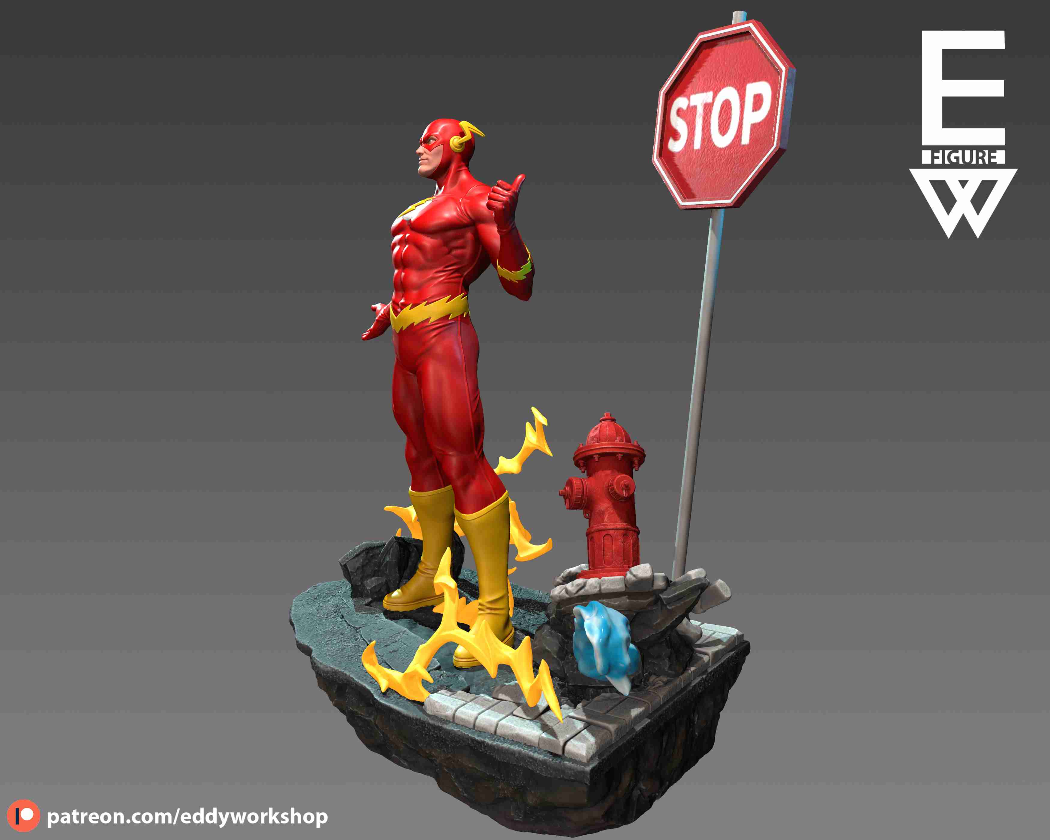The Flash - 3D STL READY TO PRINT | 3D models download | Creality Cloud