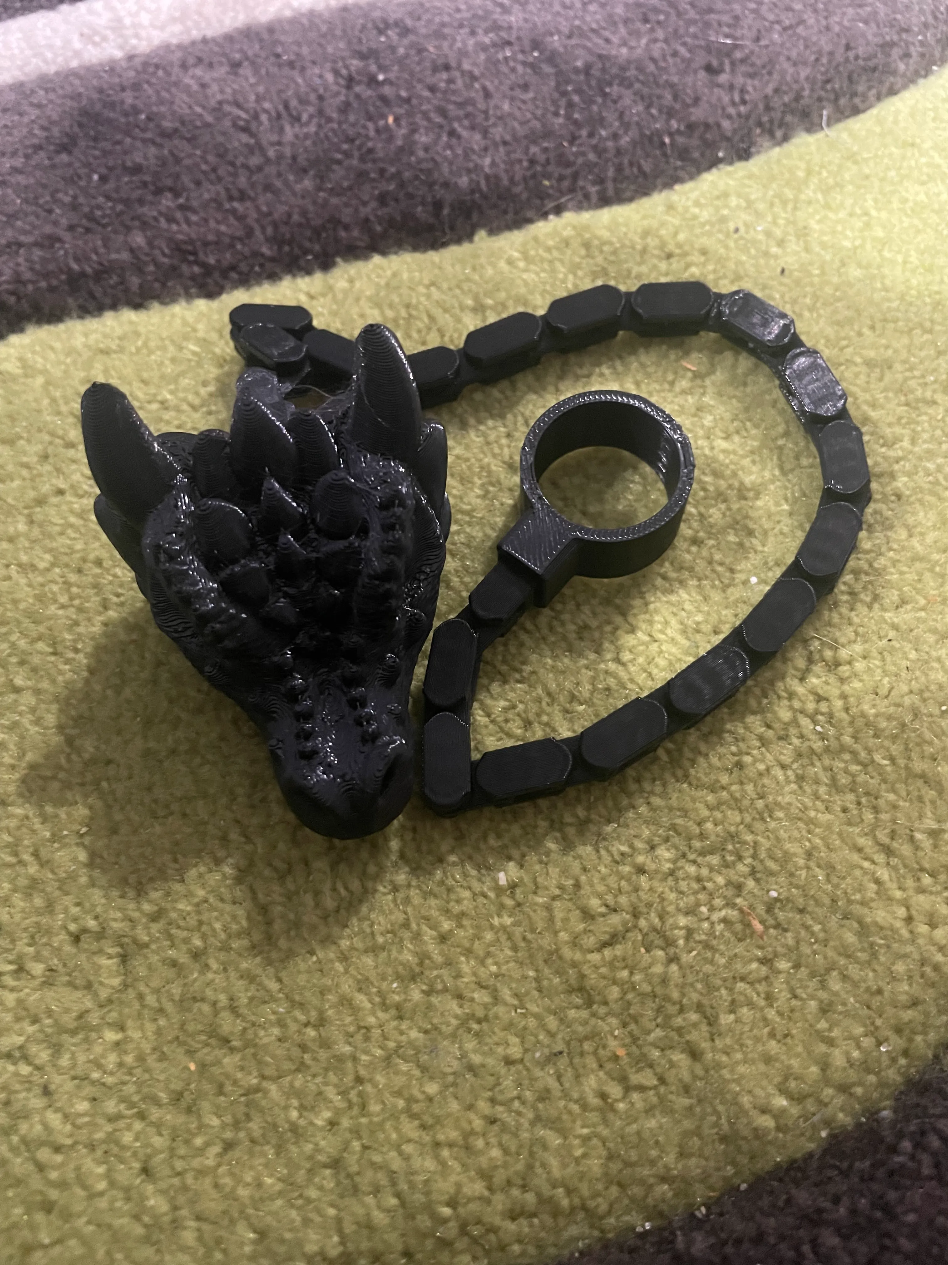 3D Printer Files | 3MF File | Dragon Ring Chain | Creality Cloud