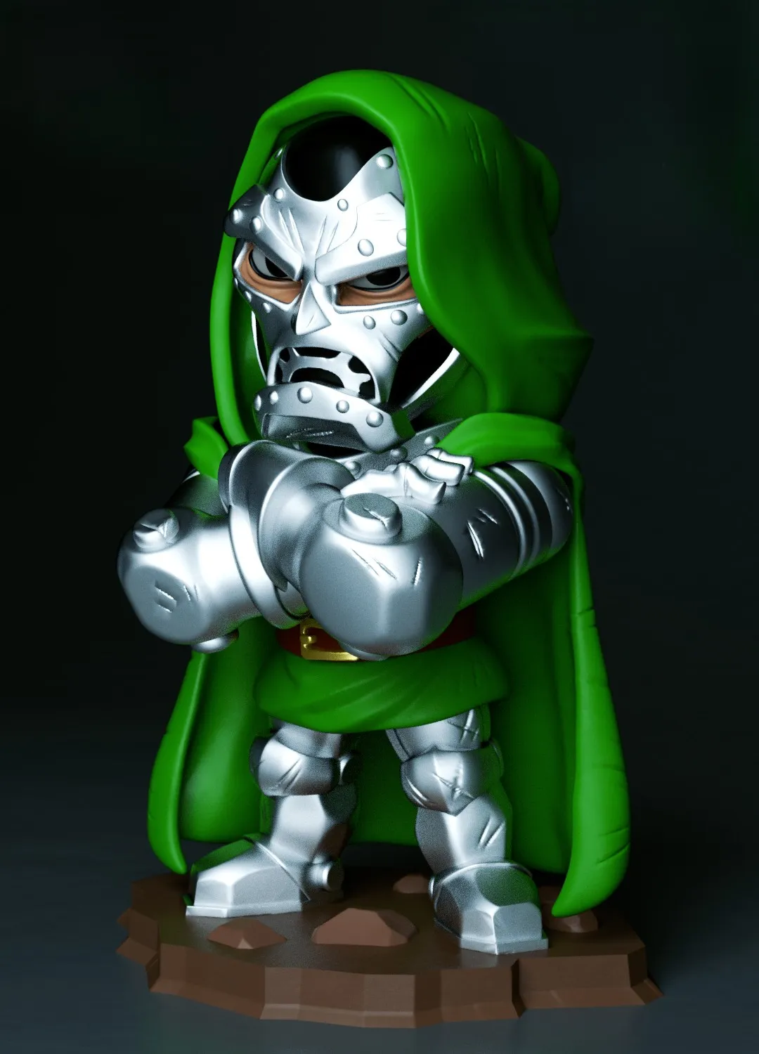 Characters & Creatures STL Download - Chibi Metallic Monarch – STLby ...