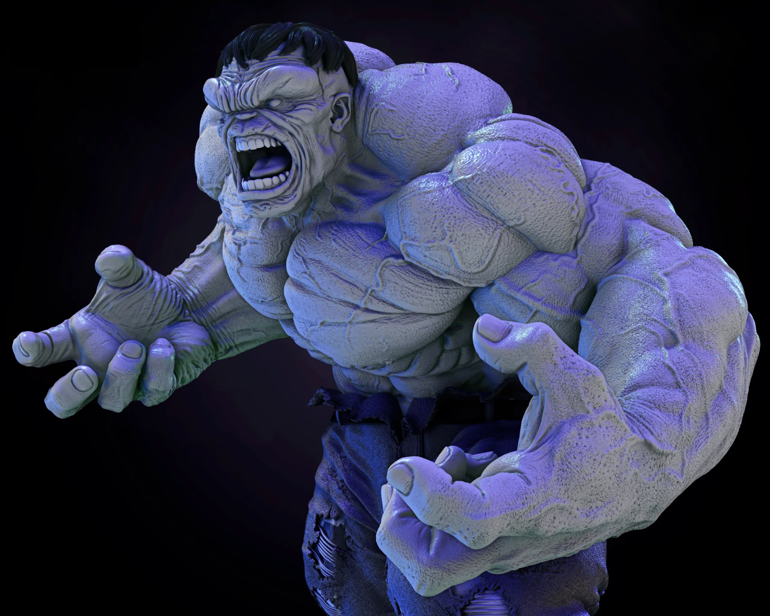 3D Printer Files | 3MF File | Hulk Bust | Creality Cloud