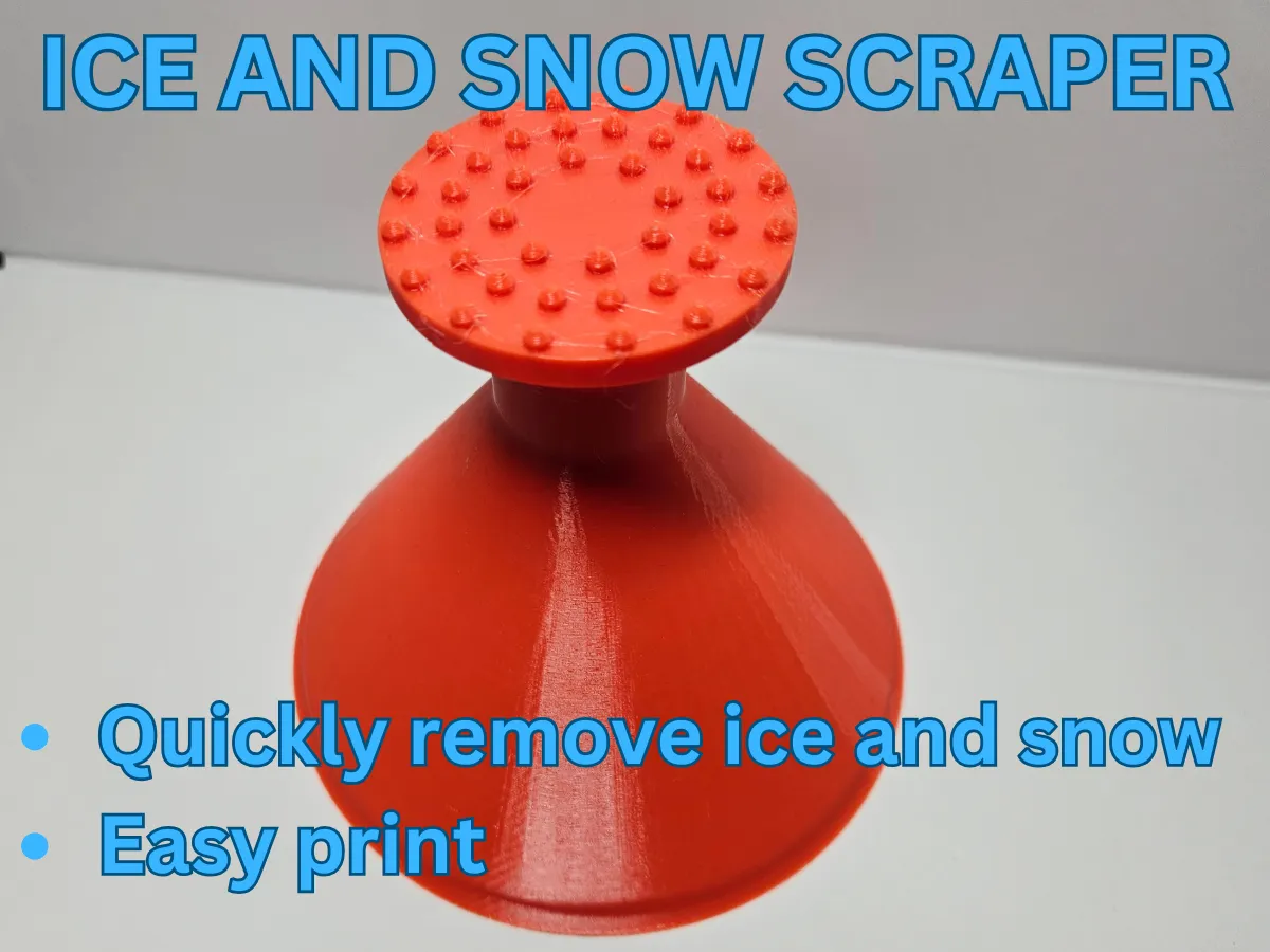 3D Printer Files | 3MF File | SNOW AND ICE SCRAPER | Creality Cloud