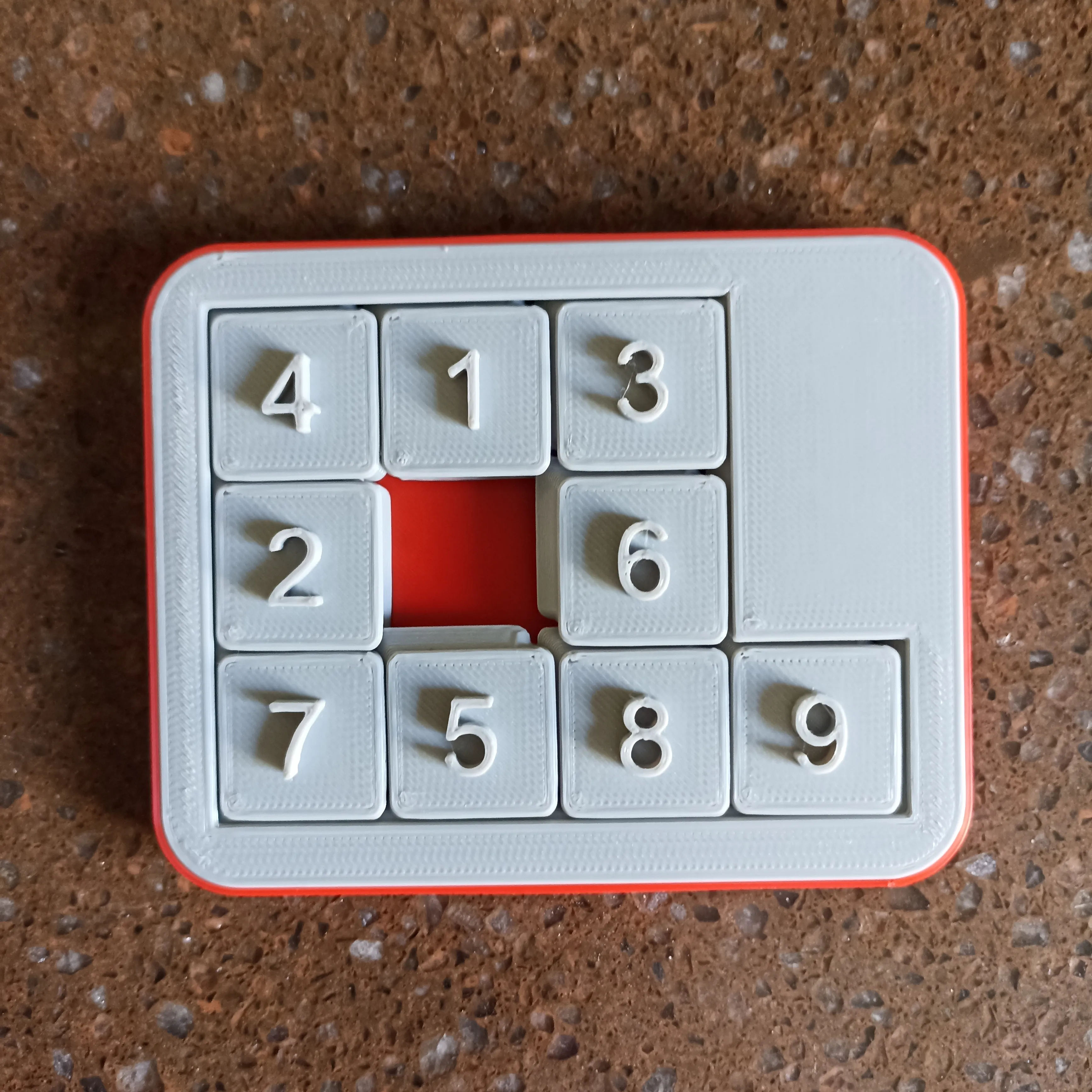 3D Printer Files | 3MF File | cool fidget toy puzzle 9 sliding pieces print in place | Creality ...