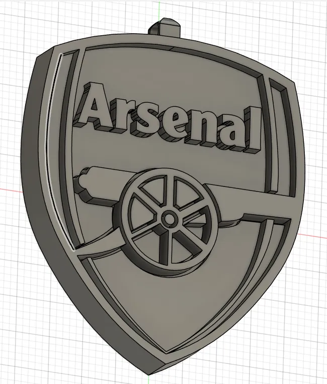 3D Printer Files | 3MF File | Arsenal 3d Logo | Creality Cloud