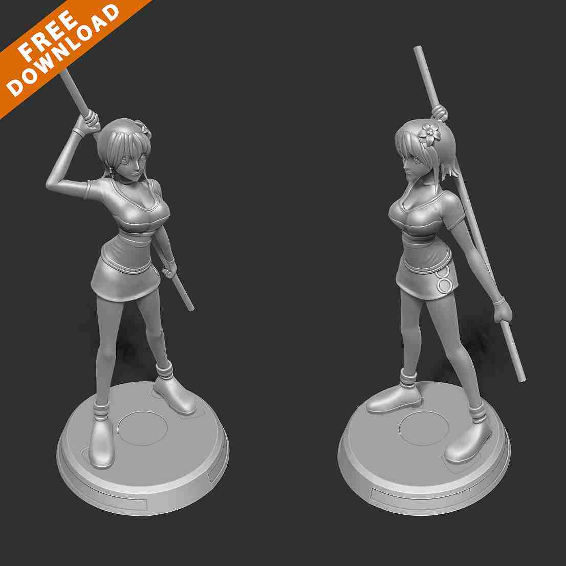 Nami - One Piece Fanart | 3D models download | Creality Cloud