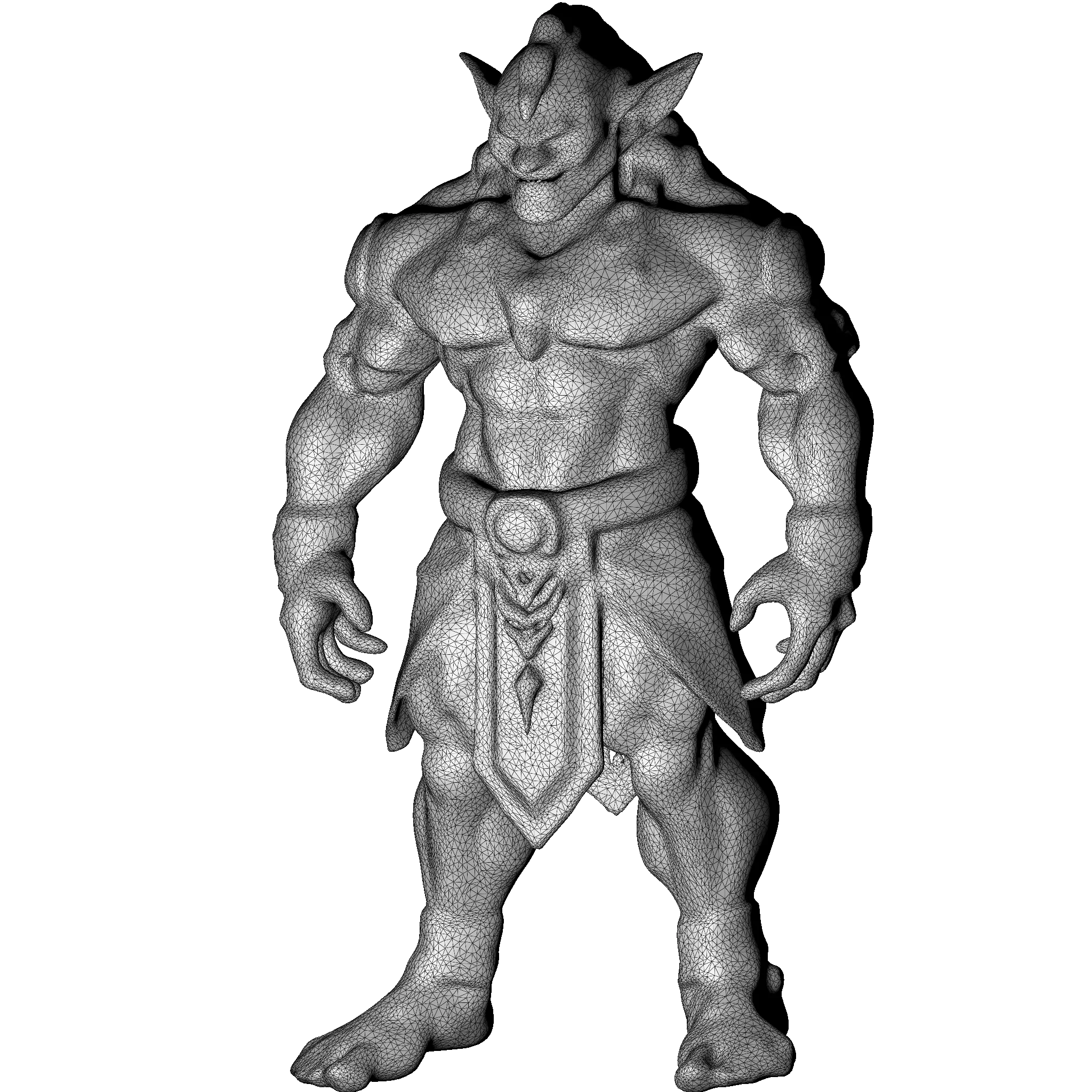 Characters & Creatures STL Download - Majestic Genie Guardianby MR AnyCAD