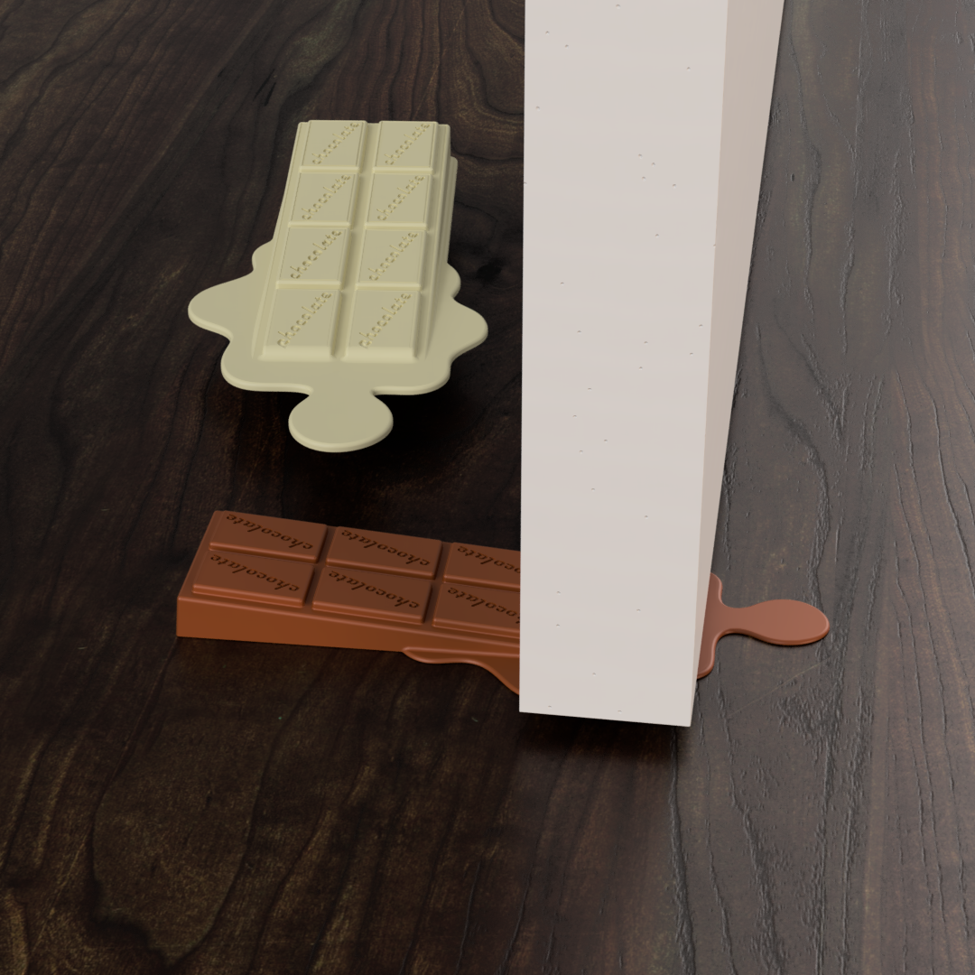 Melting Chocolate Doorstop | 3D models download | Creality Cloud