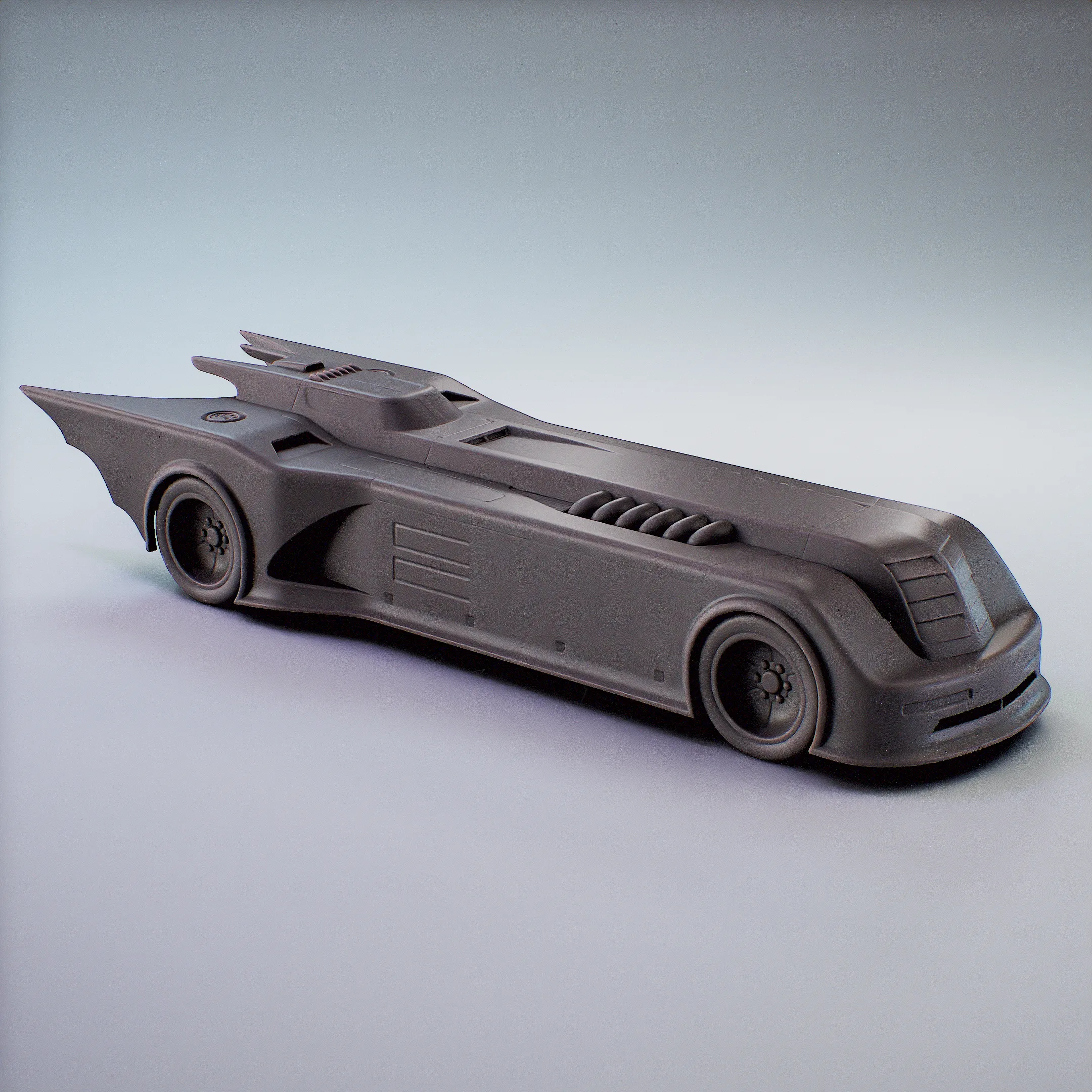 Vehicles & Machinery STL Download - Batmobile animated series - FanArt ...