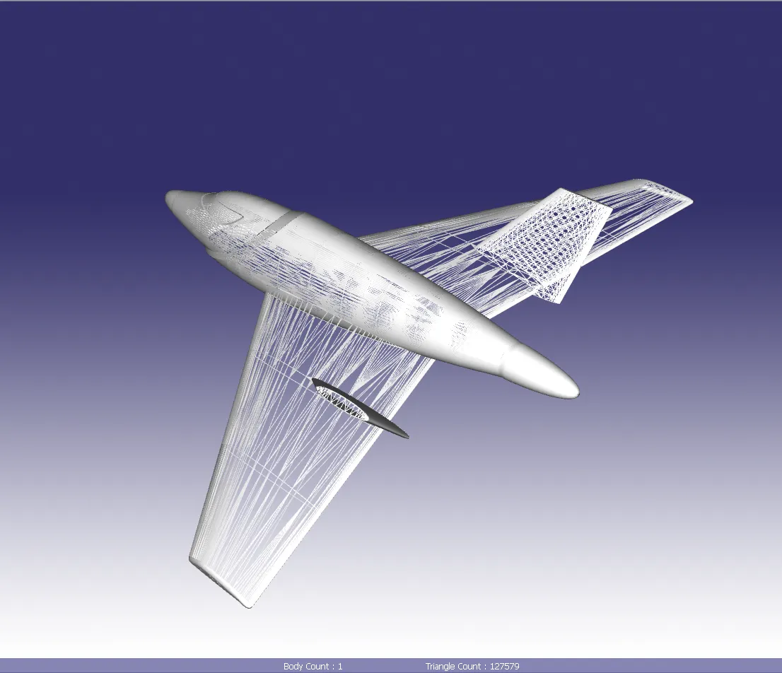 3D Printer Files | 3MF File | Delta wing aircraft | Creality Cloud