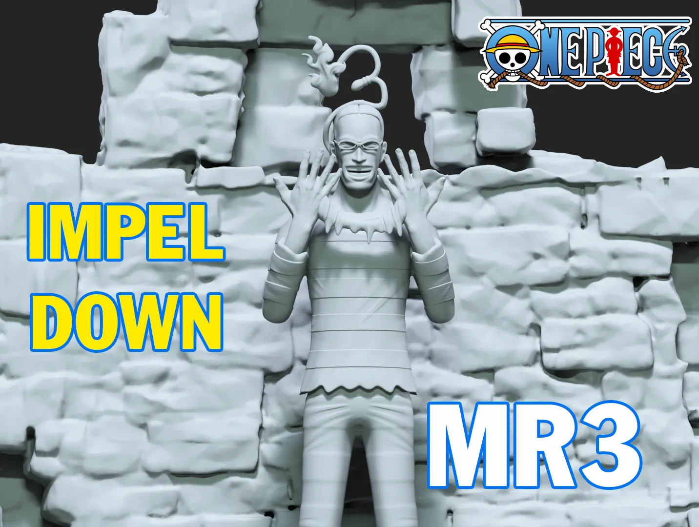 Other STL Download - MR 3 fanart - Impel Down Arc - ONE PIECE - 3d printby KHUONGTAINANG