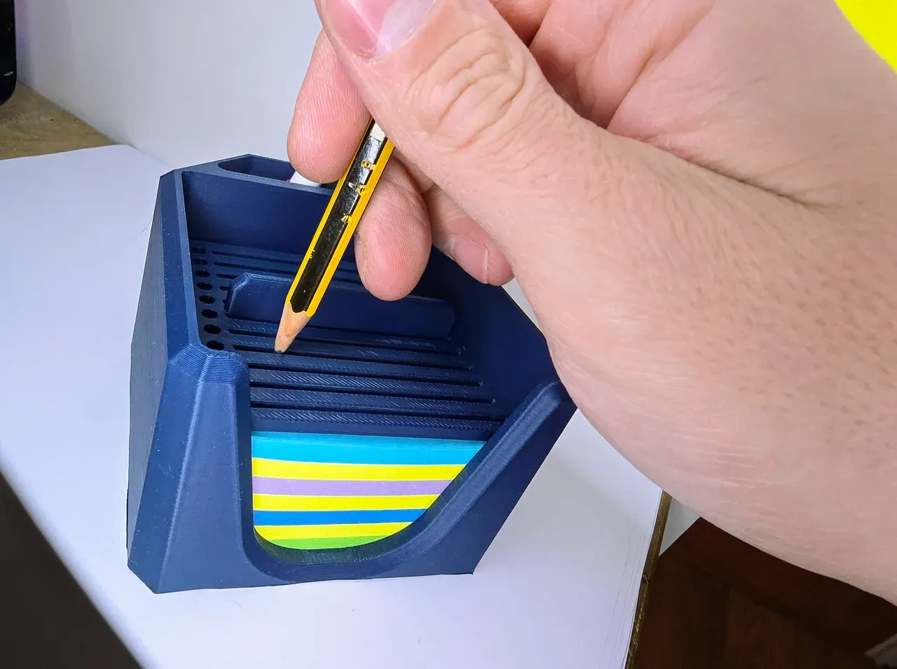 3D Printer Files | 3MF File | POST IT NOTE & PEN HOLDER | Creality Cloud