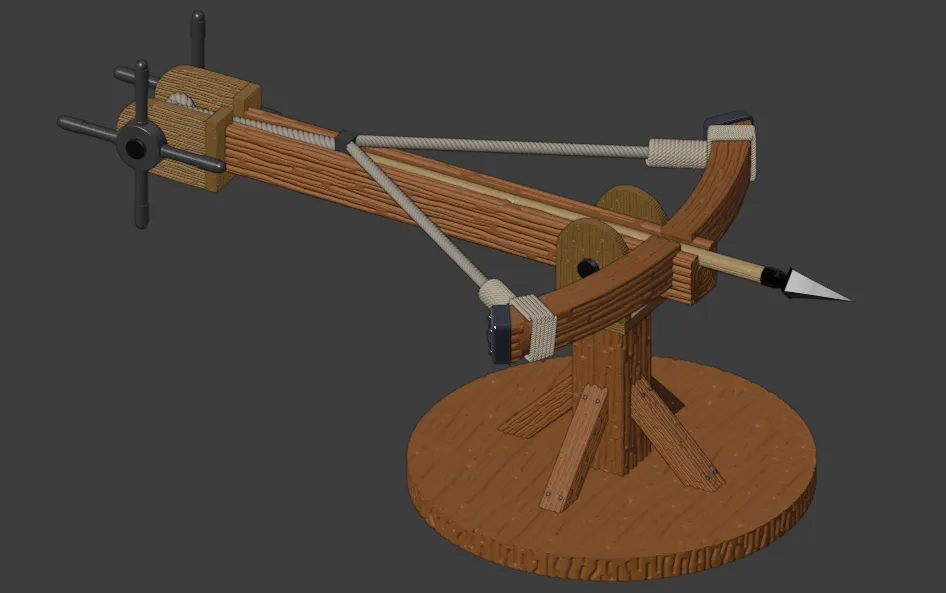 Free Miniature Games & Accessories STL Download - Ballista Crossbowby ...