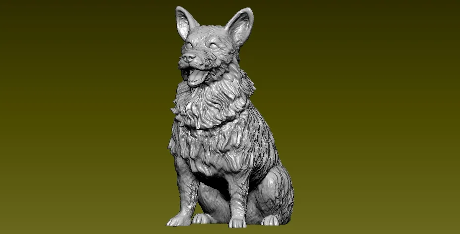 Characters & Creatures STL Download - Hairy jack dog - 3D print ...