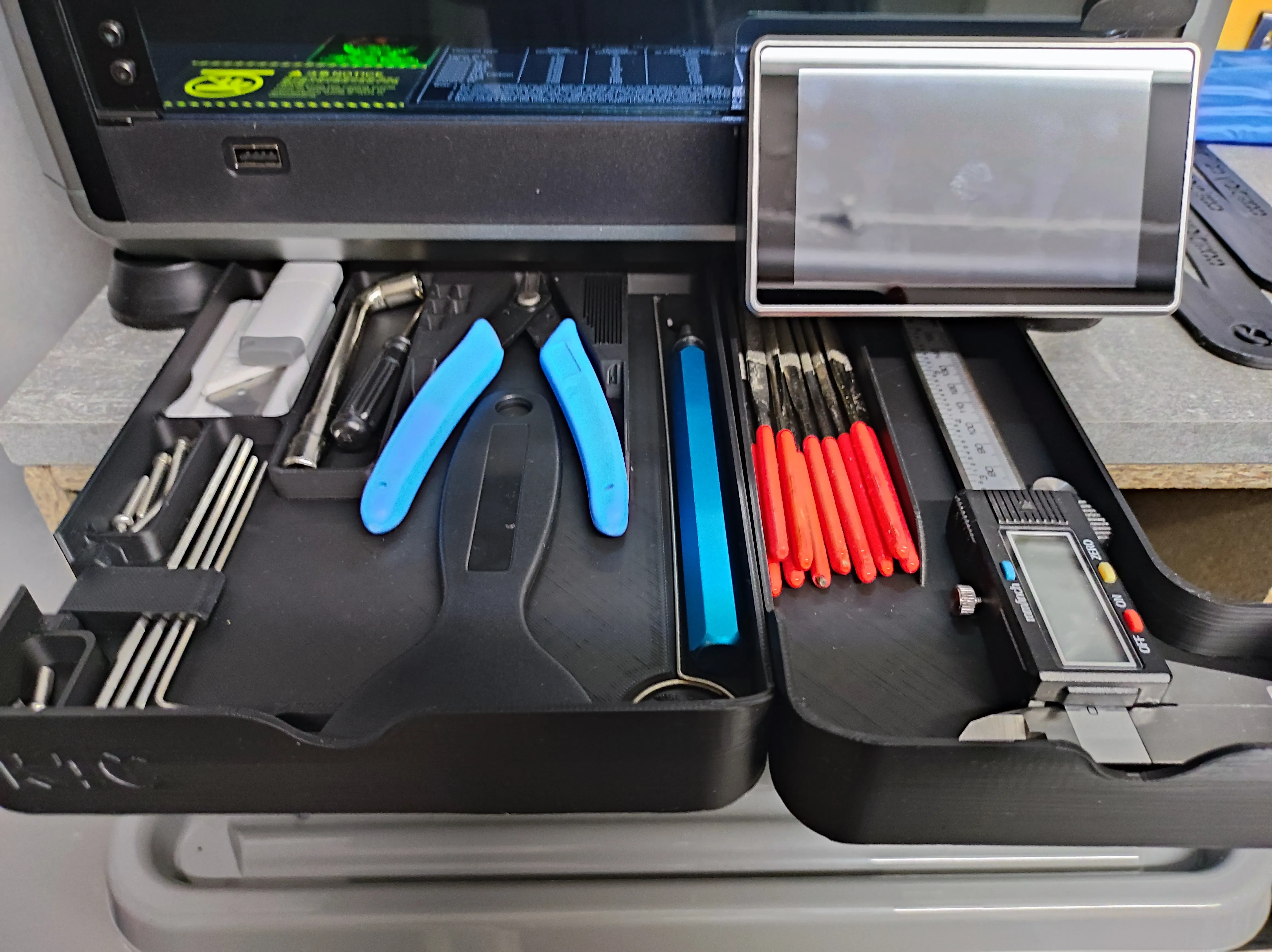 Great files and awesome toolboxes for the K1C. They fit perfect under ...