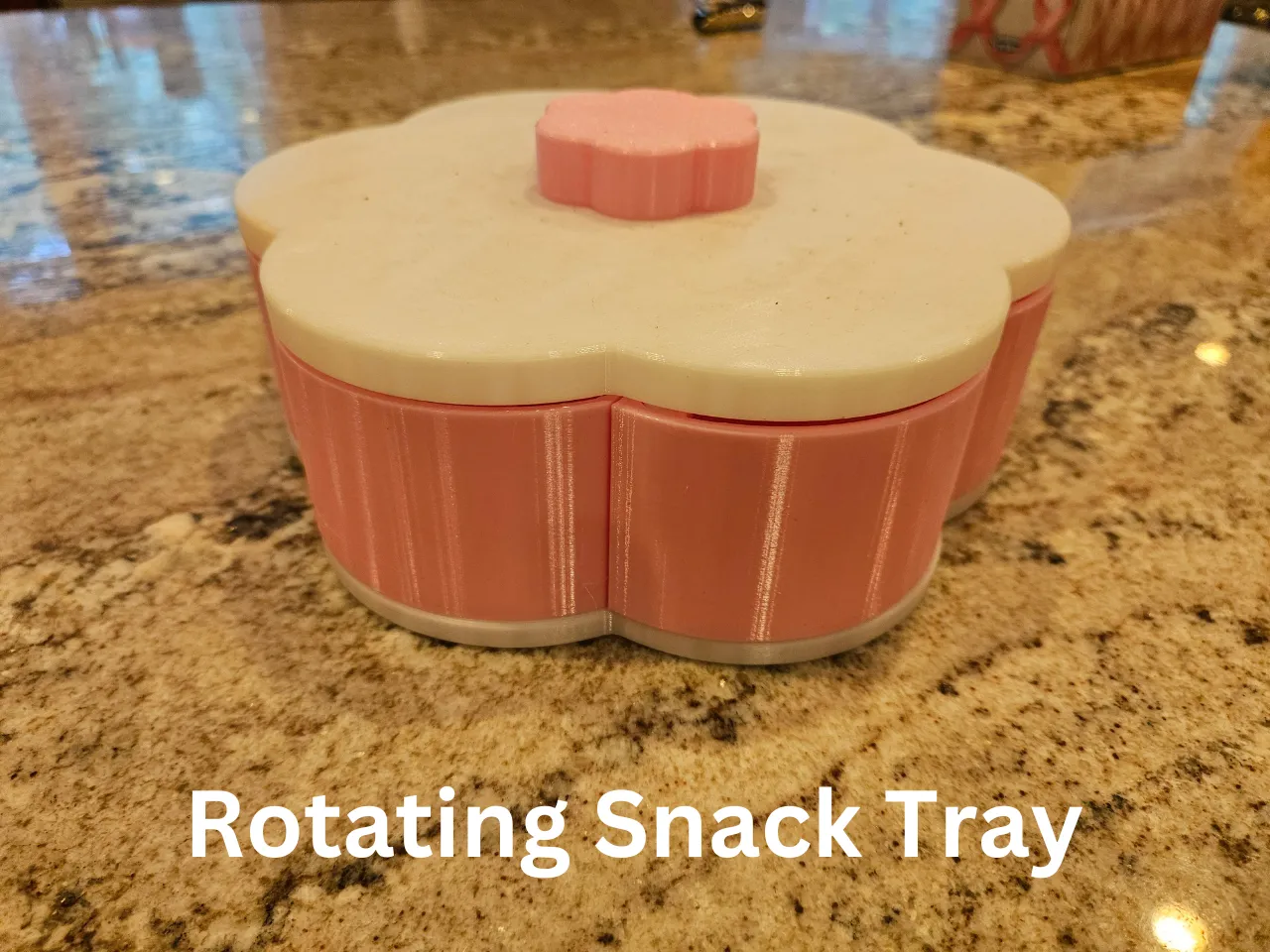 3D Printer Files | 3MF File | ROTATING SNACK TRAY | Creality Cloud