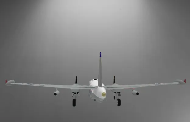 Drones & Aircraft STL Download - Lockheed P-2 Neptune STLby Applin 3D Designer