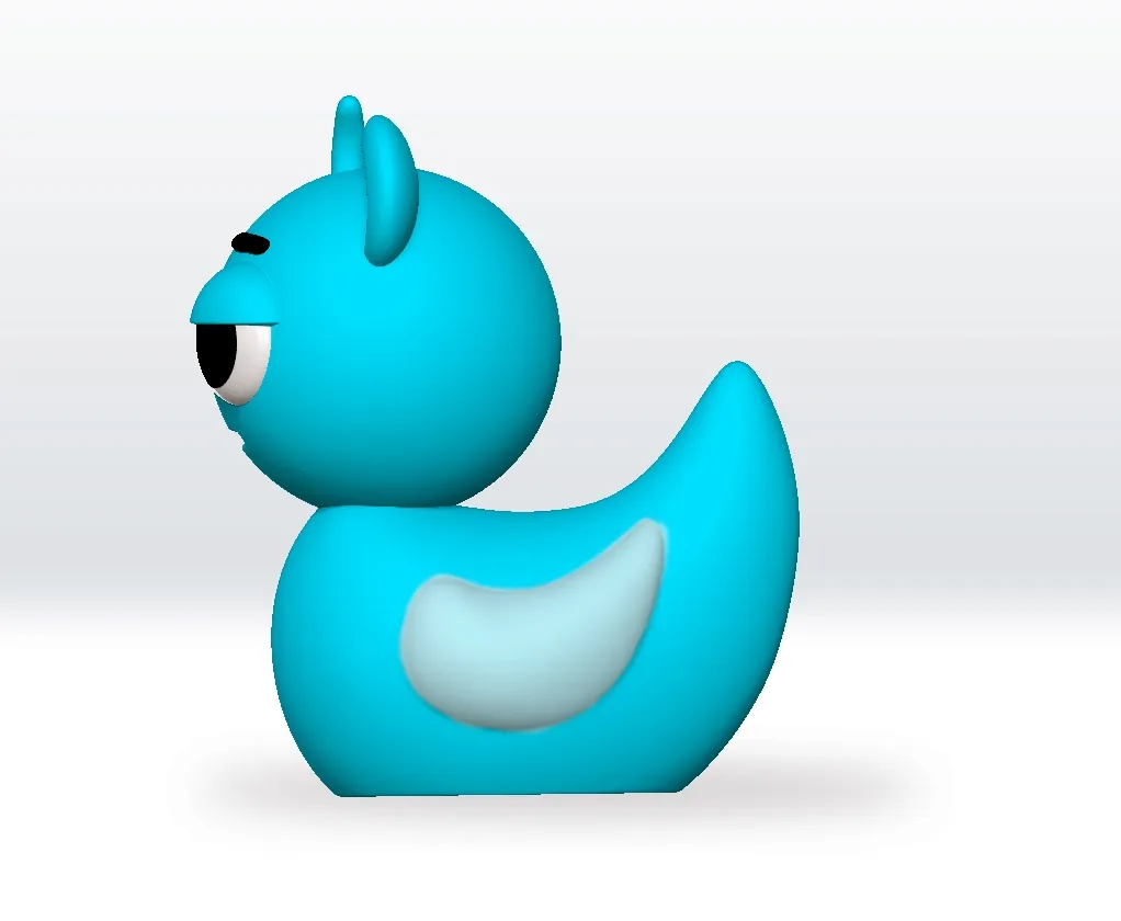 Characters & Creatures STL Download - Sprunki Sky Duck STL file ...