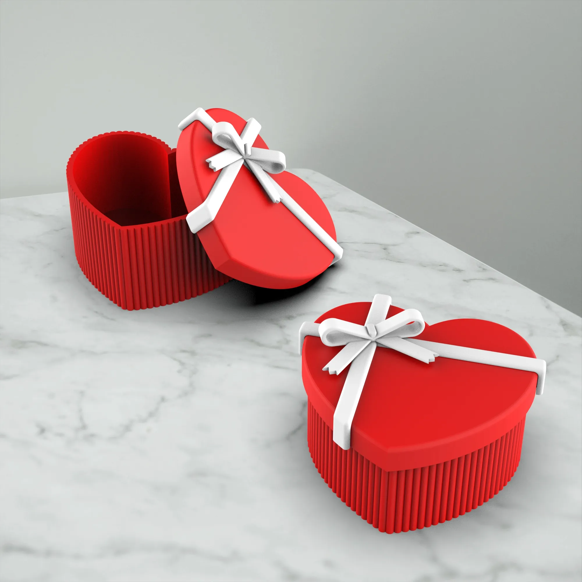 3D Printer Files | 3MF File | Love Heart Box, 3D Valentine’s Day Gift ...