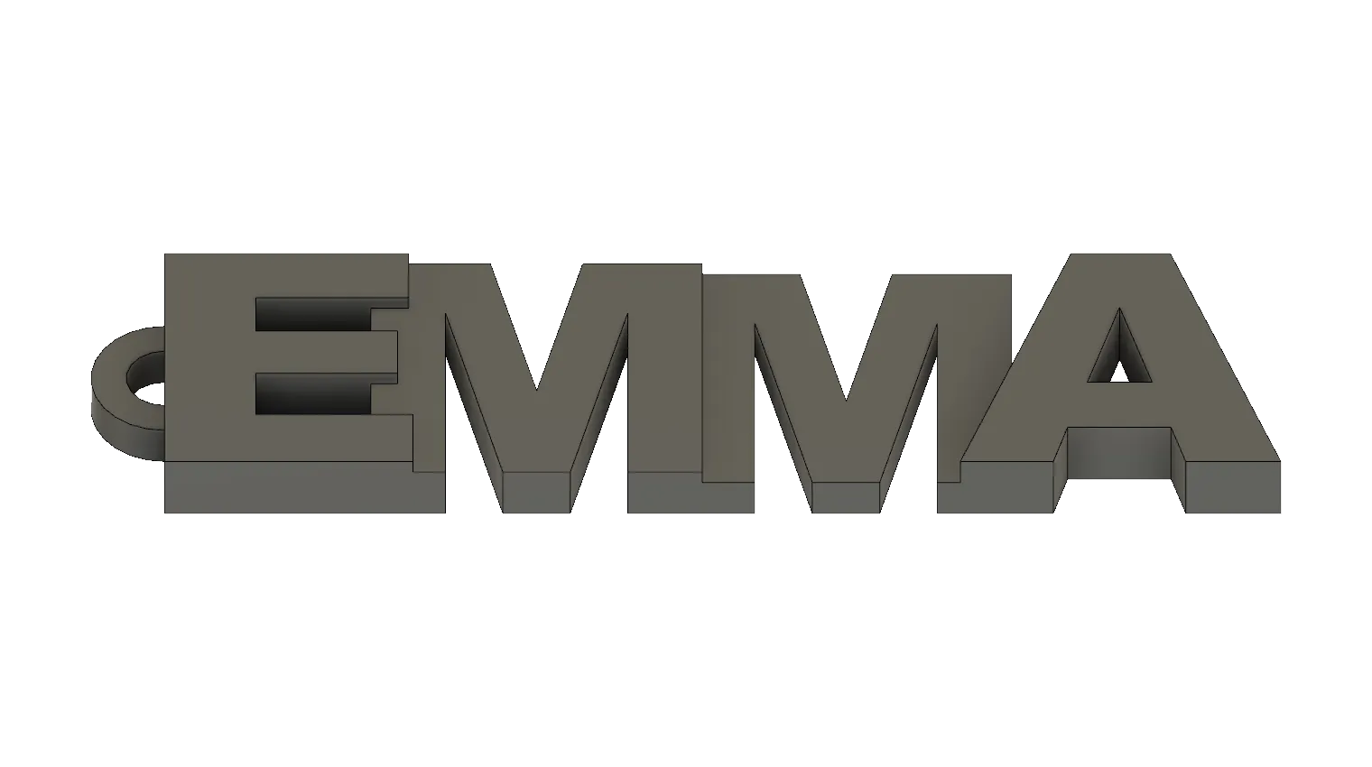 Jewelry & Accessories STL Download - Emma keychainby kemot33