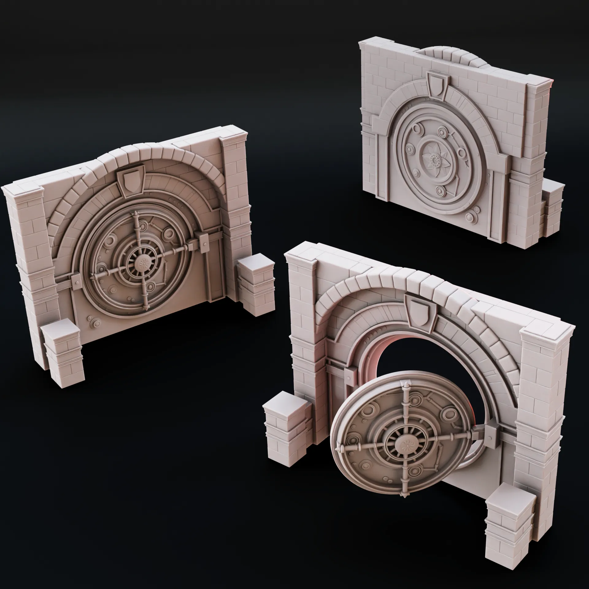 Miniature Games & Accessories STL Download - Bank Vault | TTRPG Scenery ...