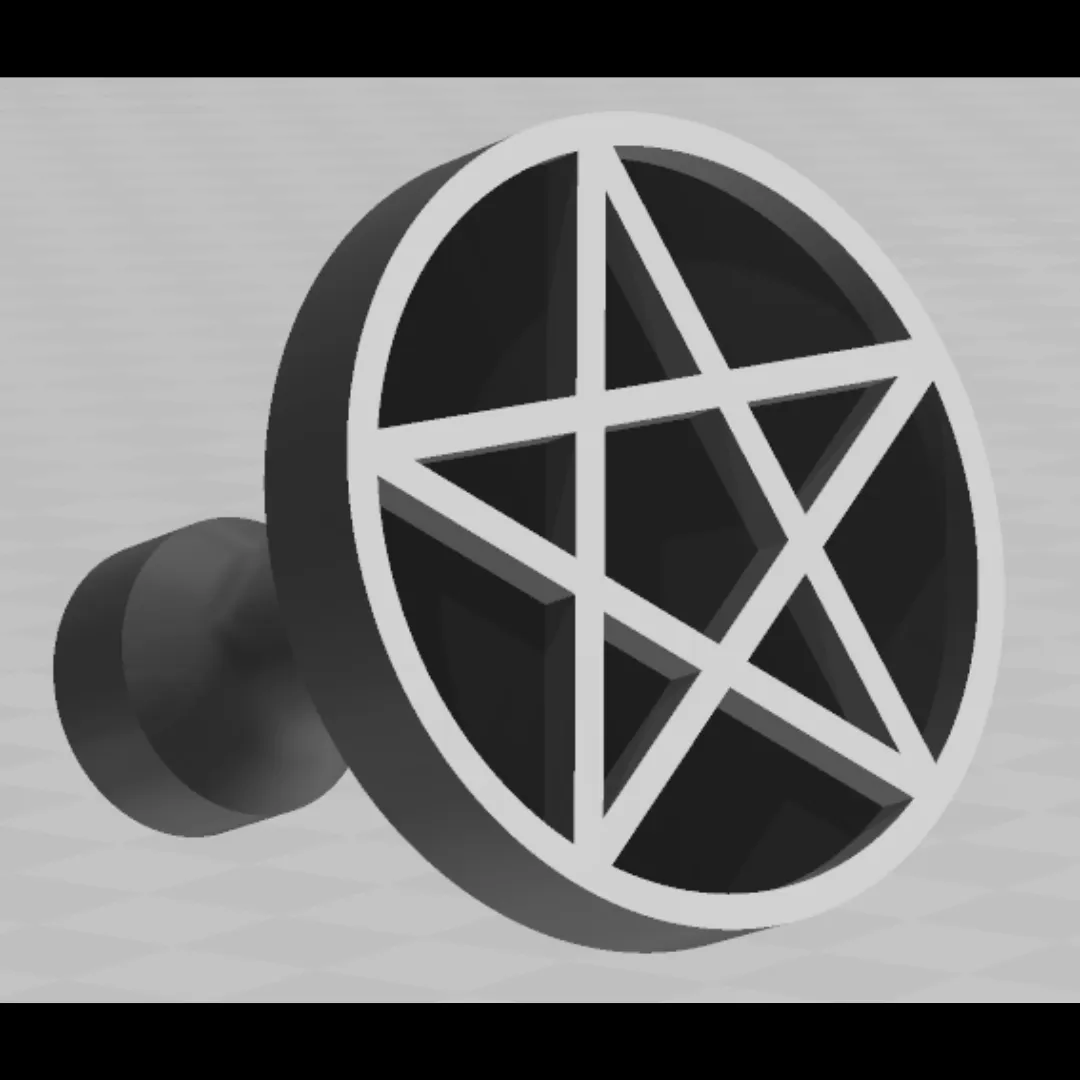 Jewelry & Accessories STL Download - Pentagram Cuff Links | Gothic, Occult, Alternative ...