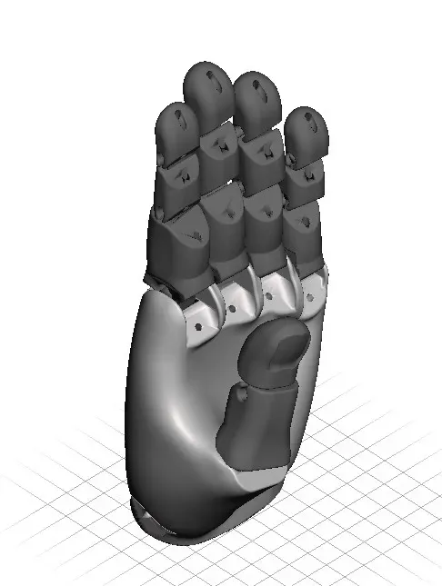 Dynamic Robotic Hand Model | 3D models download | Creality Cloud