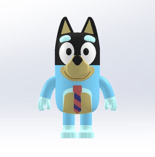 Bluey Father Bandit | 3D models download | Creality Cloud